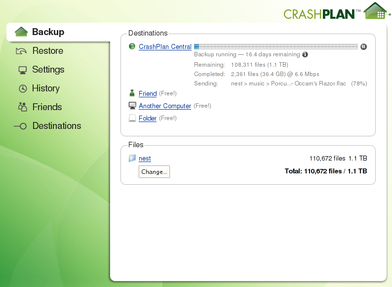 CrashPlan | TheStaticVoid